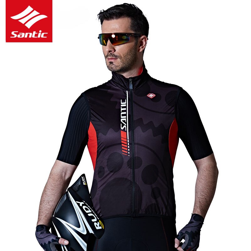 Santic Pro Cycling Jacket Men Autumn Sleeveless Wi... – Vicedeal