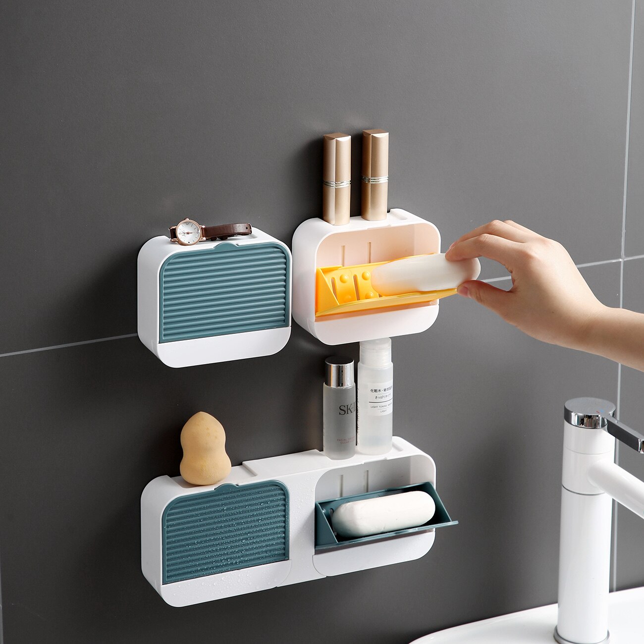 Punch-Free Household Toilet Soap Box Nordic Ins Wa... – Vicedeal
