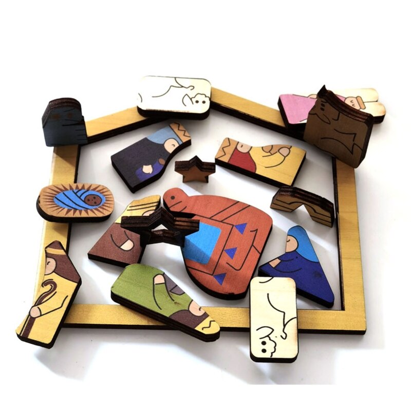 Kids Brain Game Improve Intelligence Toy Jesus Puz... – Grandado