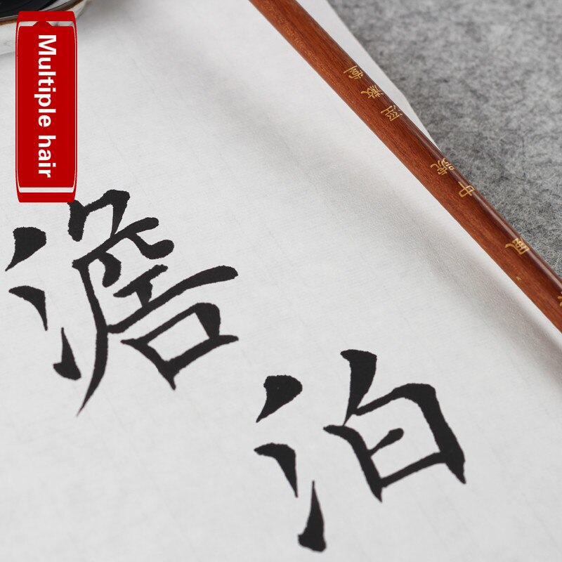 Chinese Brush Pen Set Caligrafia Redwood Penholder... – Grandado