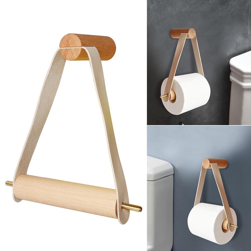 Toiletrolhouder-Hout Rolhouder Voor Wc Badkamer Re... – Vicedeal