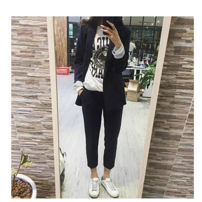 Vrouwen pak broek pak Mode effen kleur 5XL pak pak... – Vicedeal