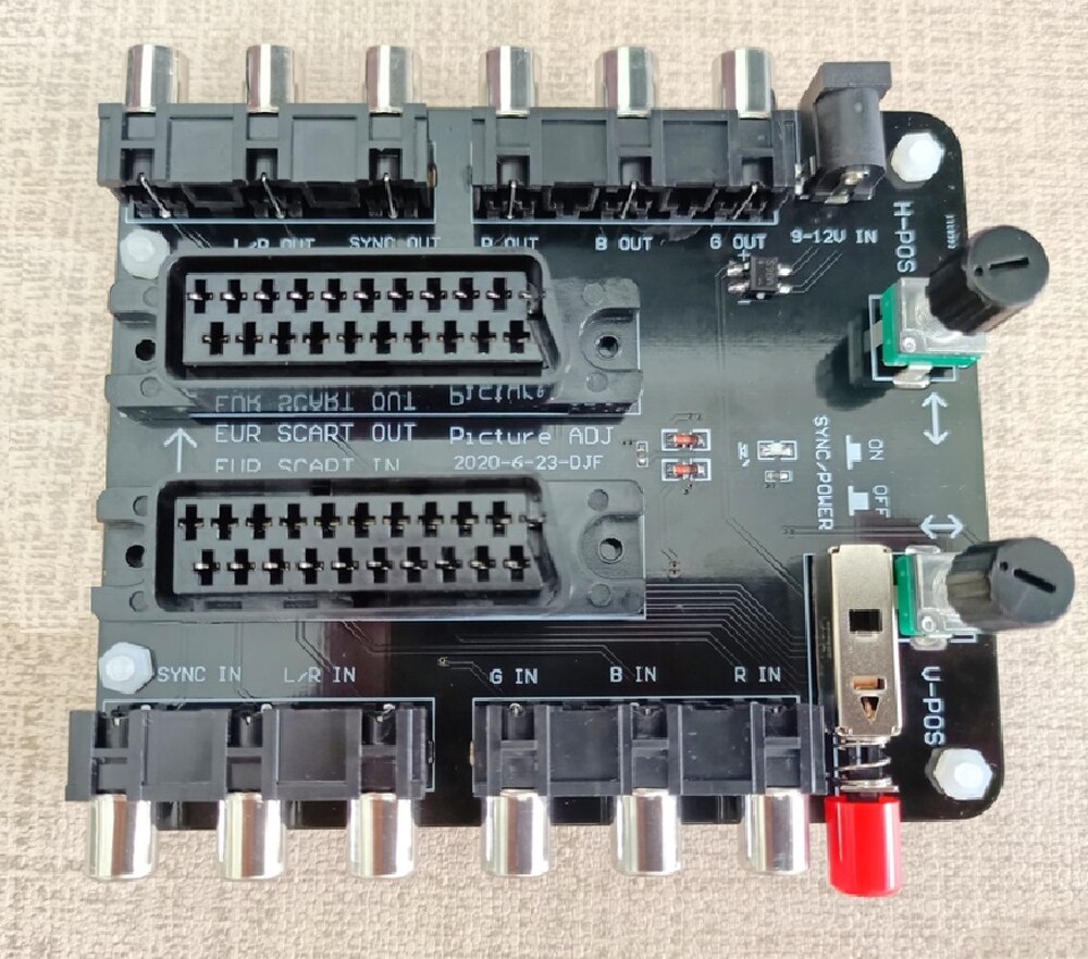 RGBS Adjustment picture position Converter SCART A... – Grandado