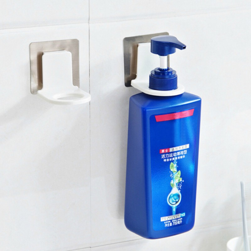 Wall Mounted Magic Sticky Shampoo Organizer Hook B... – Vicedeal