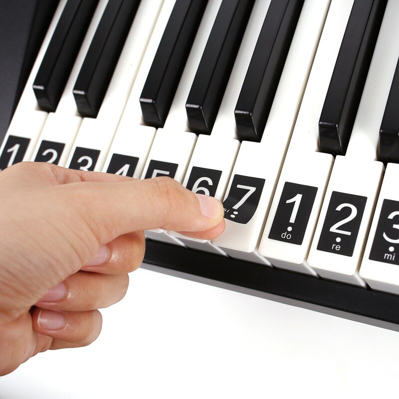 49/54/61 Key Piano Stickers Electronic Keyboard La... – Vicedeal