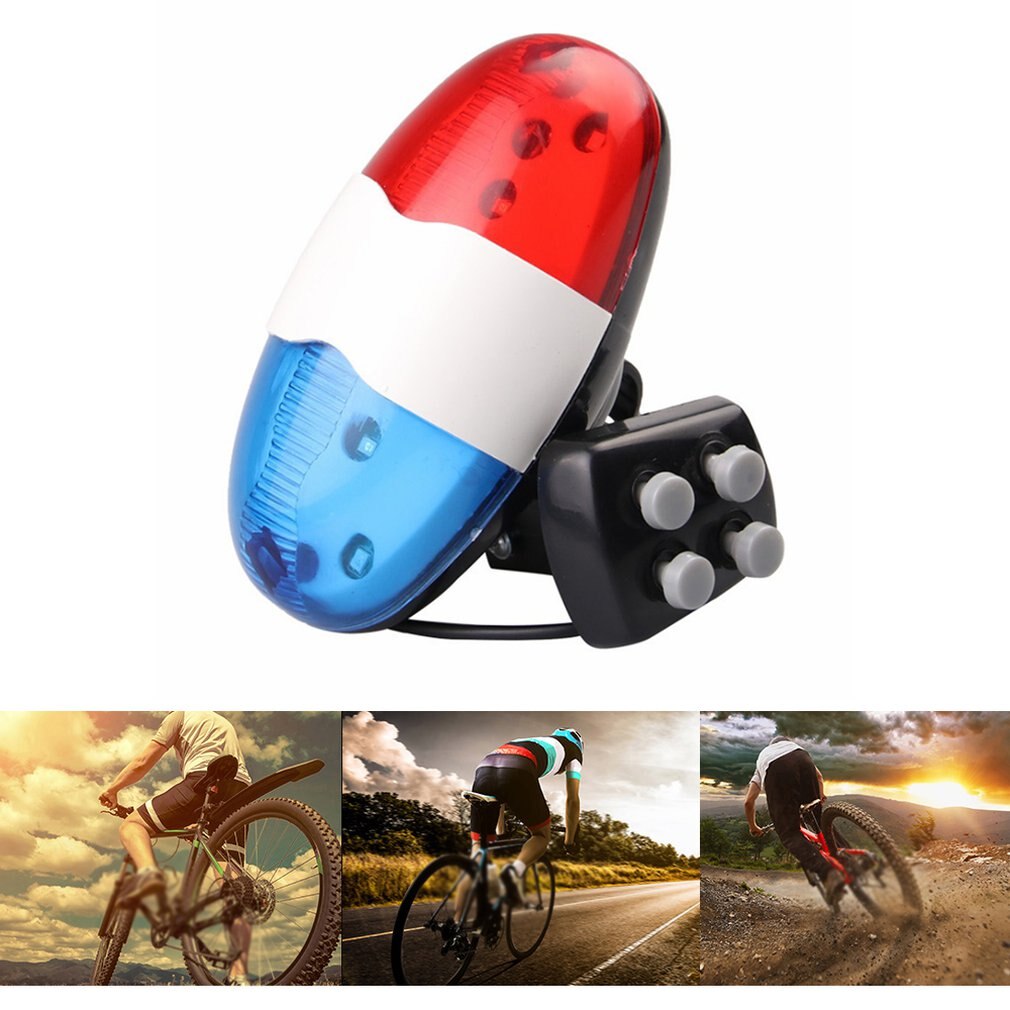 Bicycle Bike Police Front Light Warning Siren Cycl... – Vicedeal