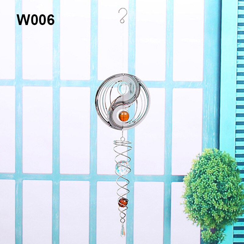 3D Metal Rotate Wind Chime Whirl Moving Rotating H... – Grandado