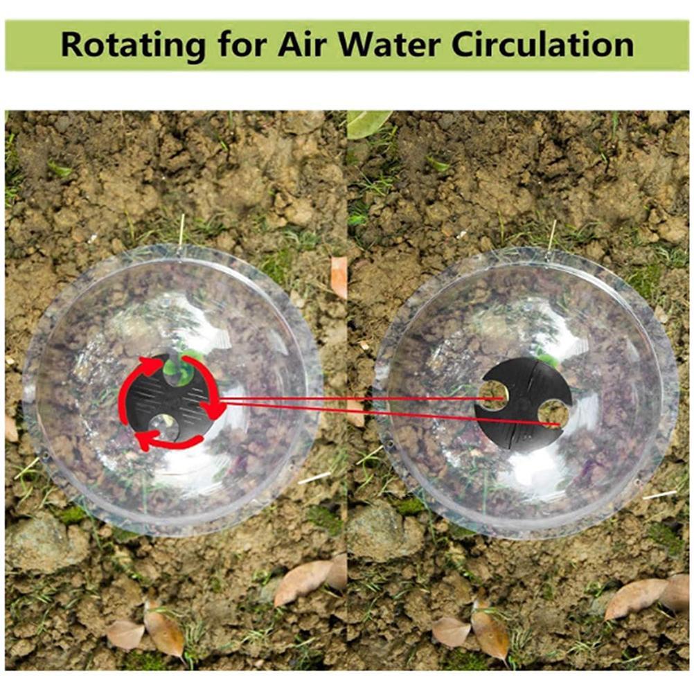 Plastic Greenhouse Dome Garden Plant Bell Protecto... – Grandado