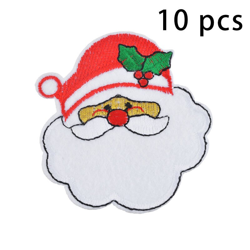 Christmas Badge Santa Claus Patch for Clothing Iro... – Grandado