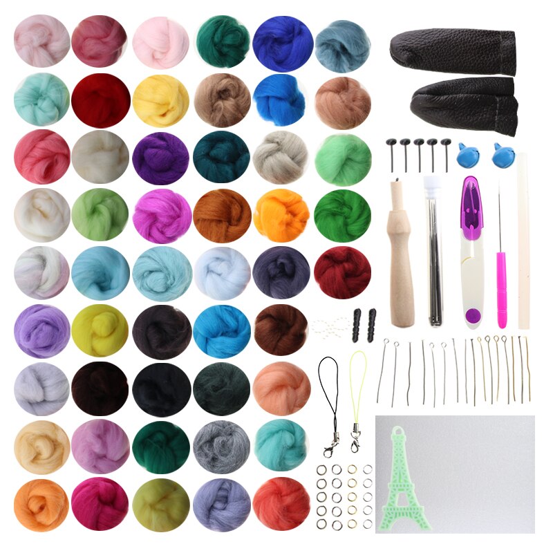 Filz, Der Kit Wollfilz Stempel Material Paket 50 F... – Grandado