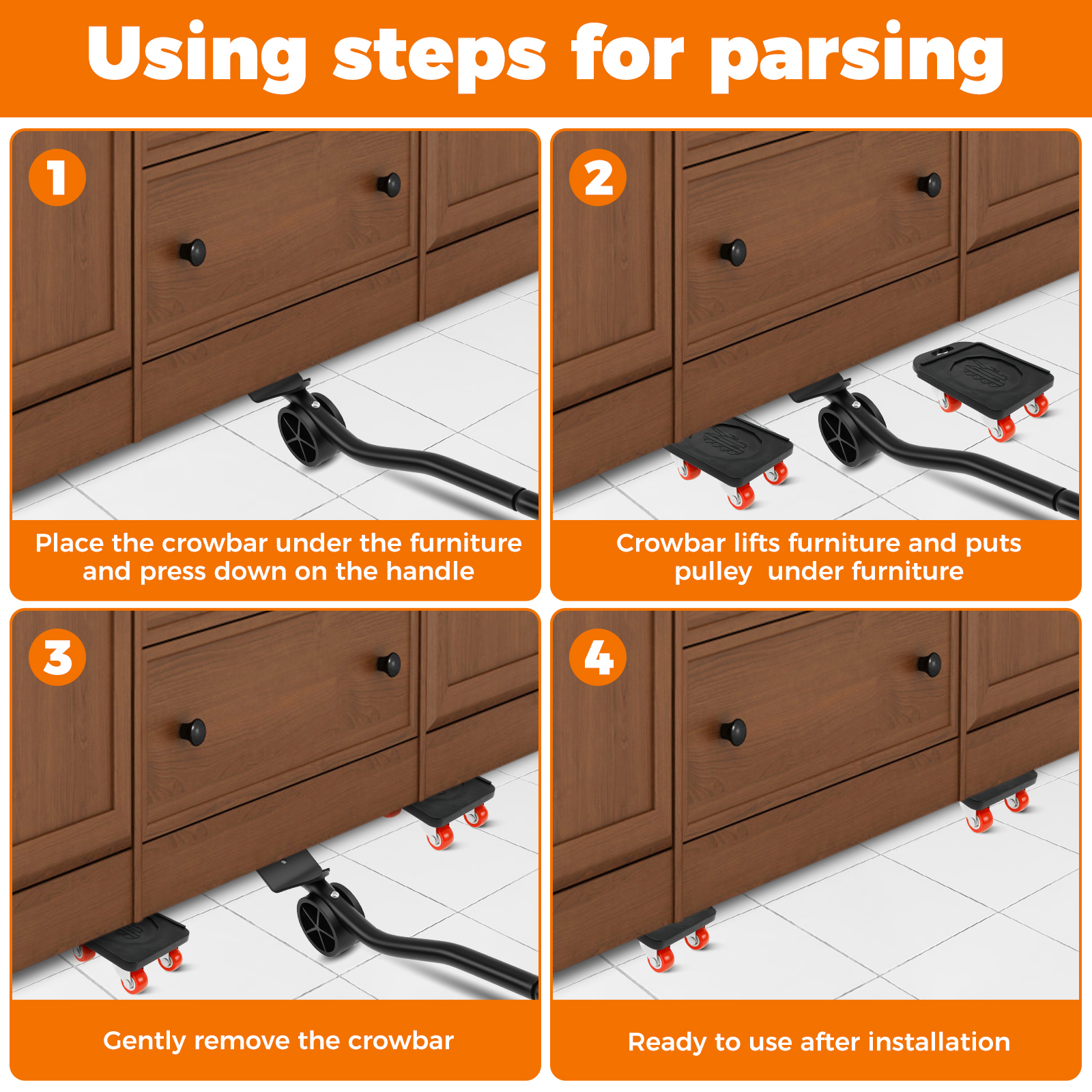 Furniture Lift Mover Tool Furniture Dolly and Lift... – Grandado