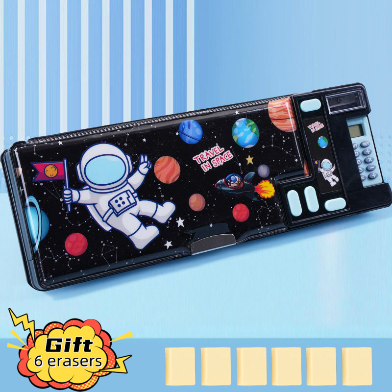 Cartoon Calculator Multifunctional Pencil Case Ele... – Vicedeal