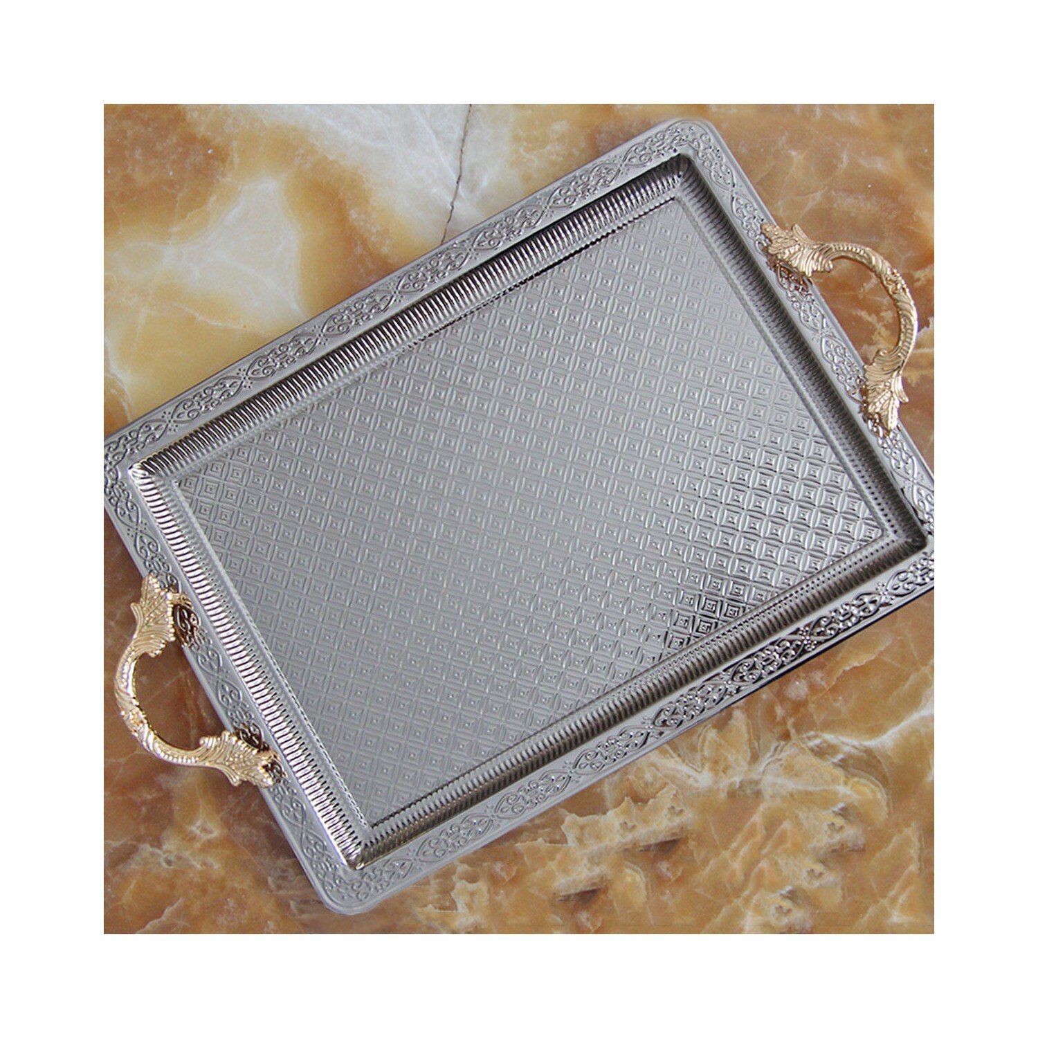 Bandeja rectangular sumergible, bandeja de té, ban... – Grandado