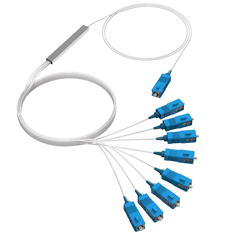 1x8 Optische Splitter Fiber PLC Splitter SC/UPC In... – Grandado