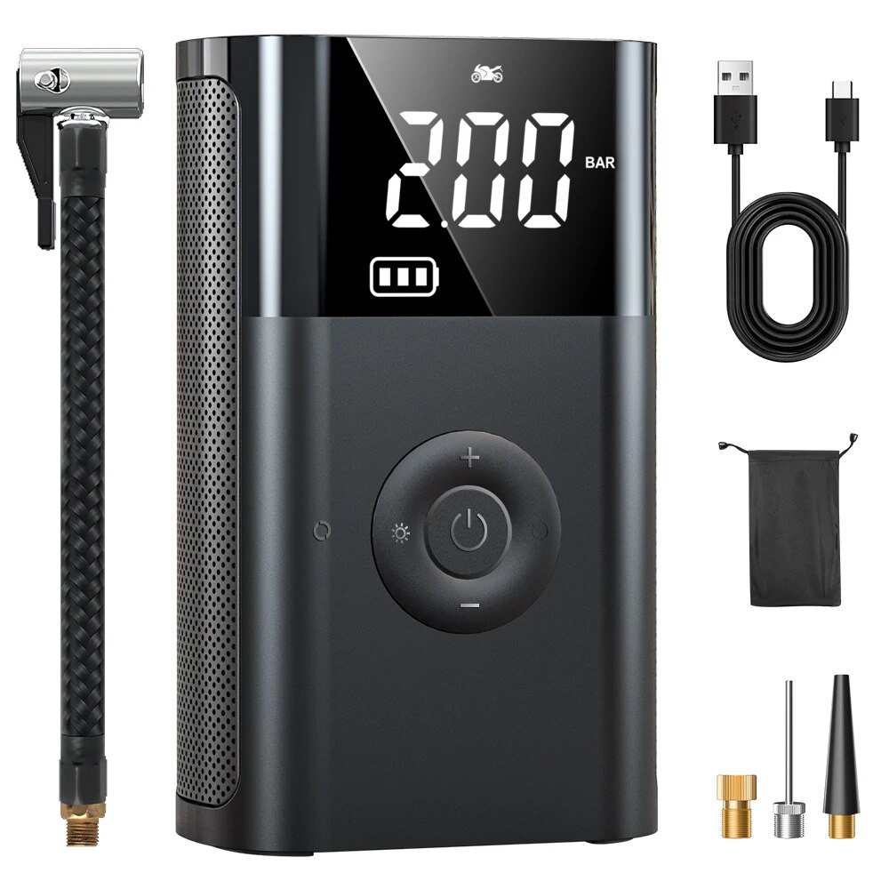 Mini-luftkompressor 12v psi bärbar elektrisk luftp... – Vicedeal