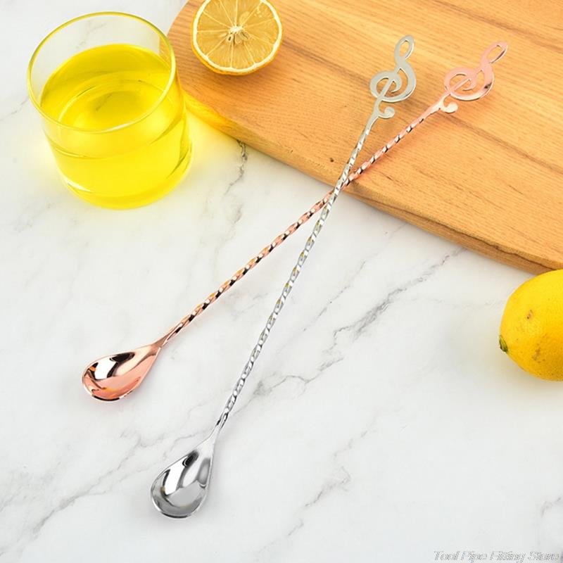 Long Handle Bar Mixing Spoon Stainless Steel Bar M... – Grandado