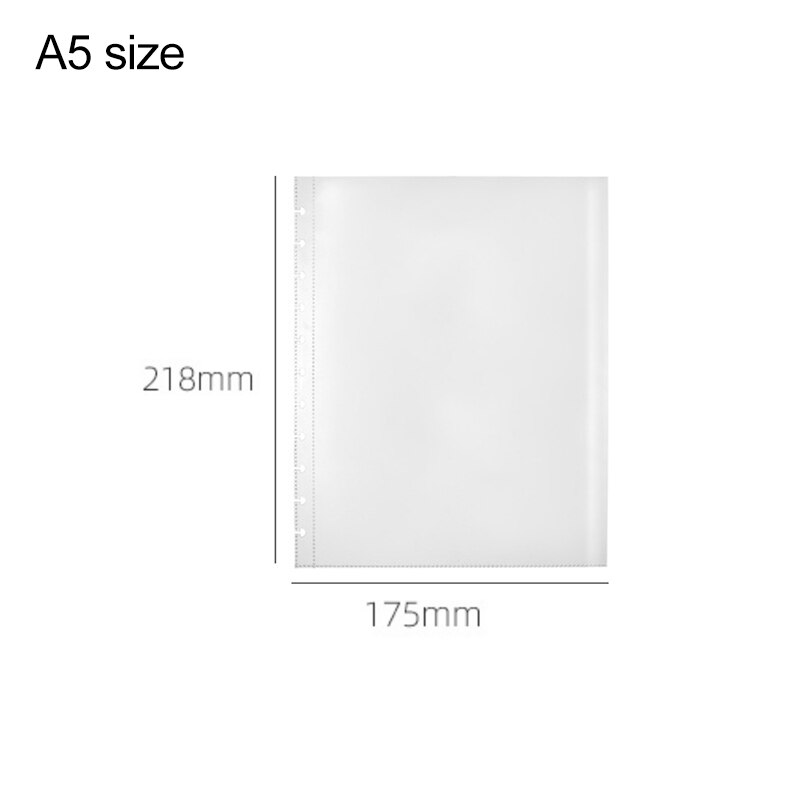 25 Stks/pak A4 A5 Transparante Losbladige Zak Map ... – Grandado