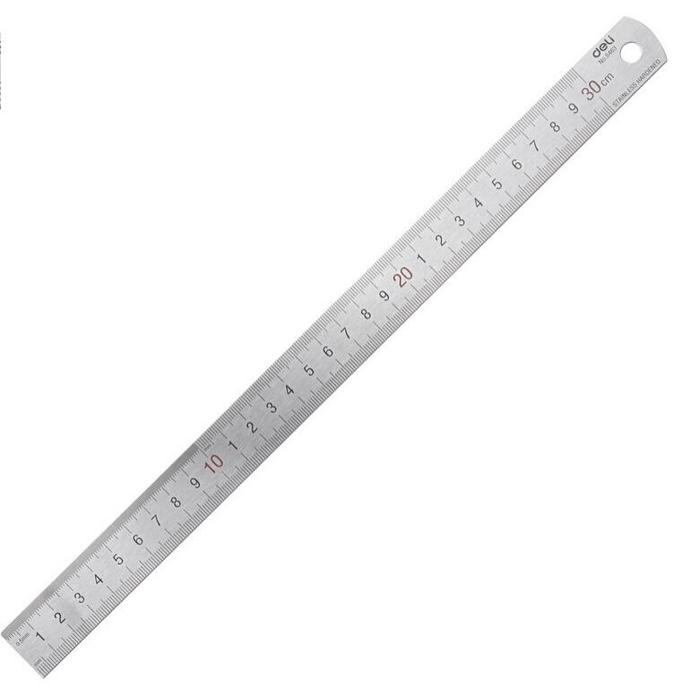 30cm Straight steel ruler Office School Supplies E... – Grandado