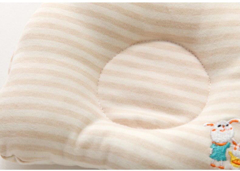 Solid Baby Cotton Pillow Prevent Flat Head Baby Cu... – Grandado