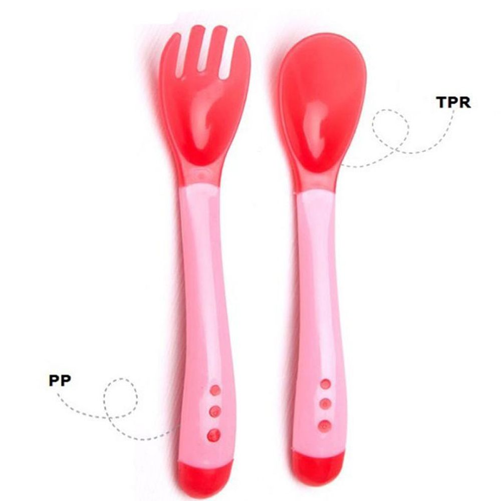 1/set Baby Temperature Sensing Spoon and Fork Safe... – Grandado