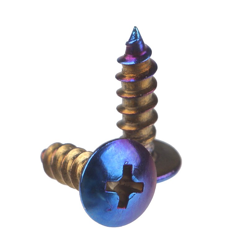 304 stainless steel screw Blue plated color screw ... – Vicedeal