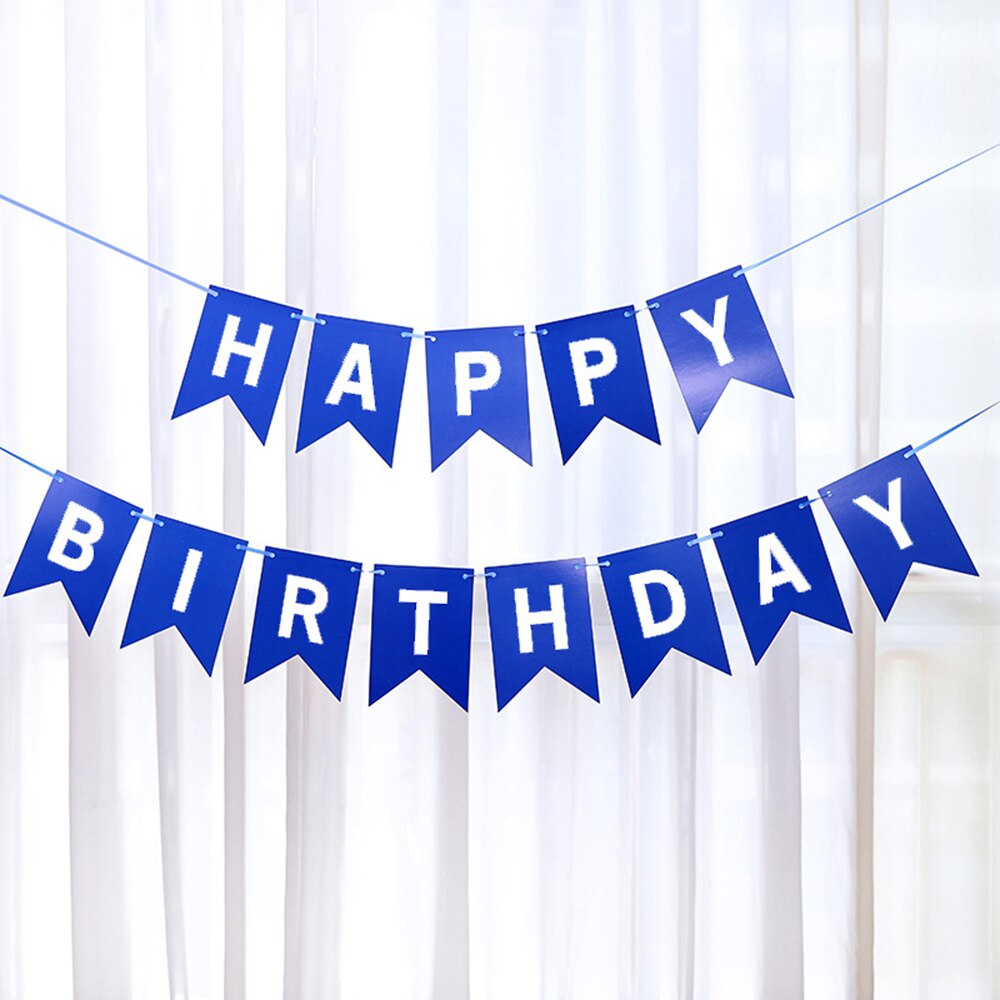 13pcs/set Rose Pink Happy Birthday Banner Signs Go... – Grandado