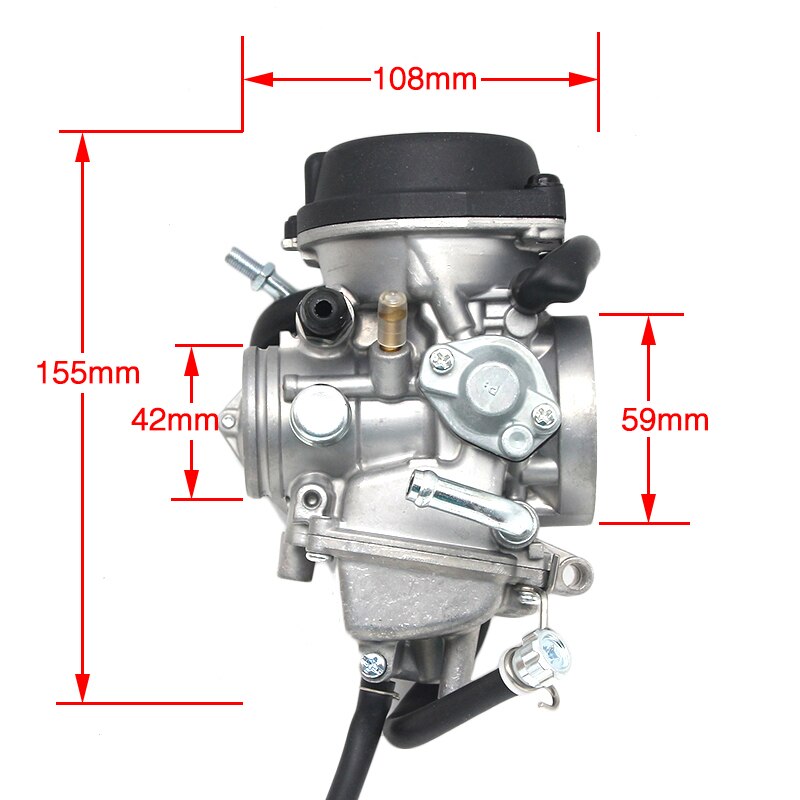 ZS Racing Motorcycle 36mm PD36J Carburetor Carbura... – Grandado