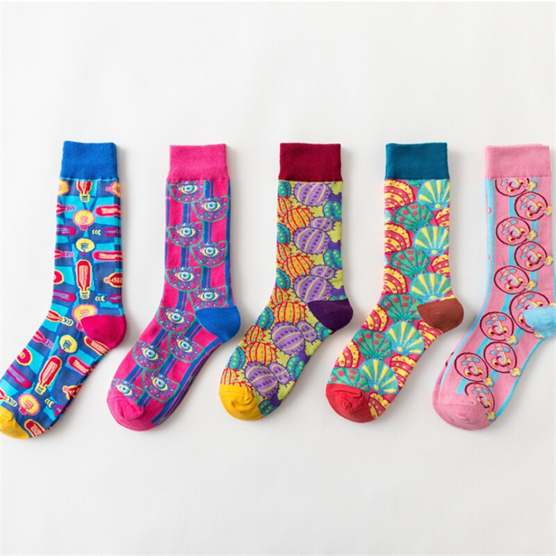 Moda Socmark Colorful Happy Socks men/women Newly ... – Vicedeal