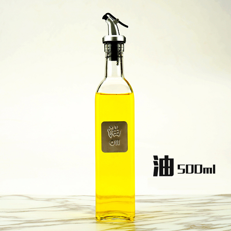 500Ml Olie Kan Keuken Tool Kruiden Fles Glazen Fle... – Vicedeal