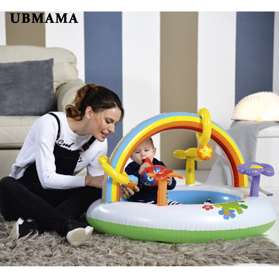 Inflatable amusement pool for infants plastic rain... – Vicedeal