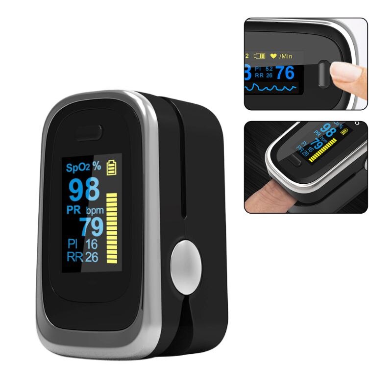 Digital OLED Fingertip Pulse Oximeter Portable Hea... – Grandado