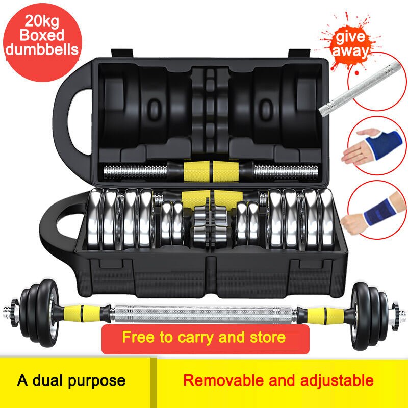 Dumbbells Unisex Barbell Electroplating Removable ... – Grandado