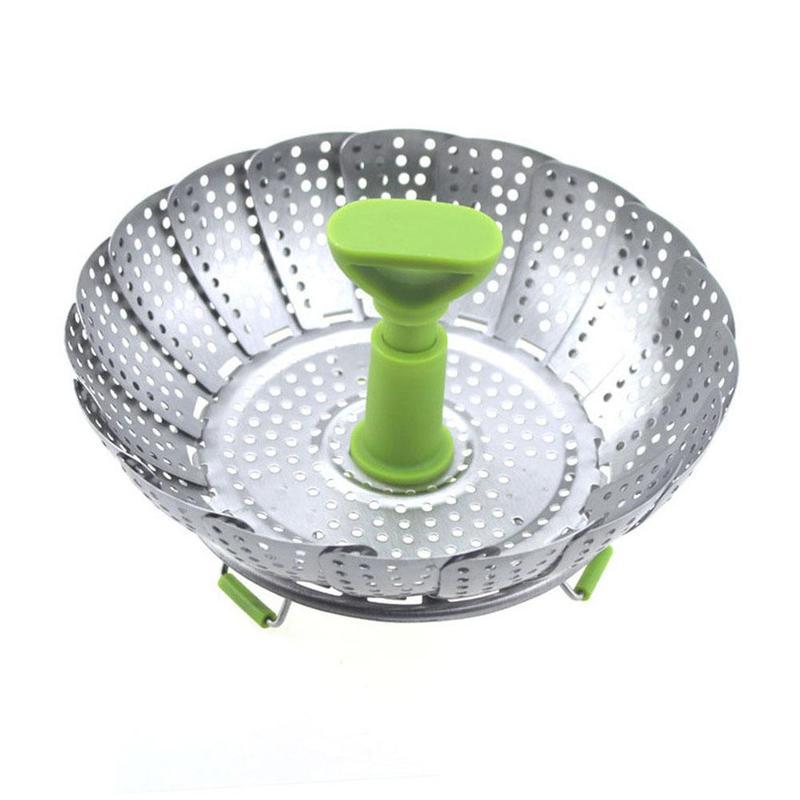 Multifunctional Steel Steamer Telescopic Folding S... – Vicedeal