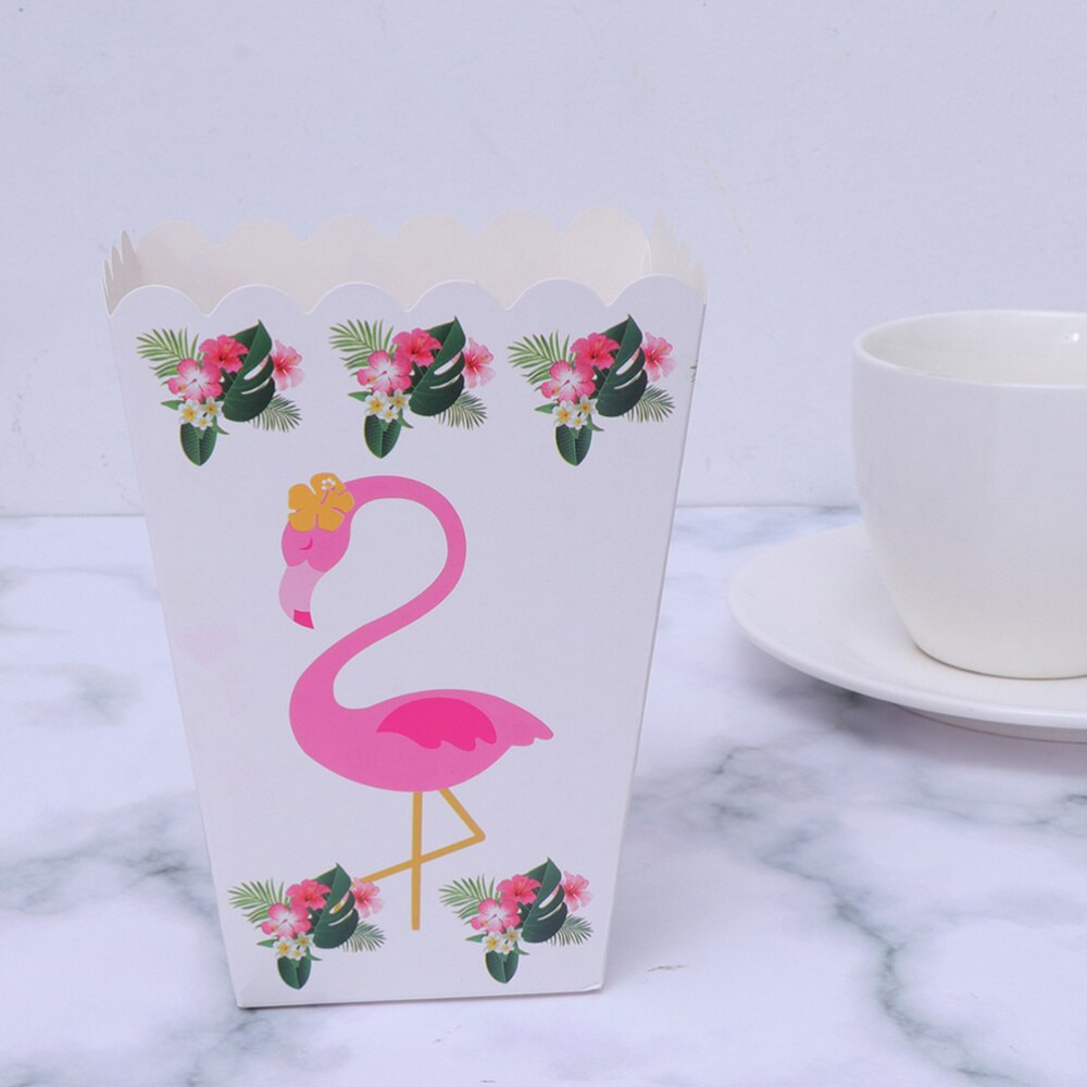 12pcs Flamingo Pattern Popcorn Box Portable Snack ... – Grandado