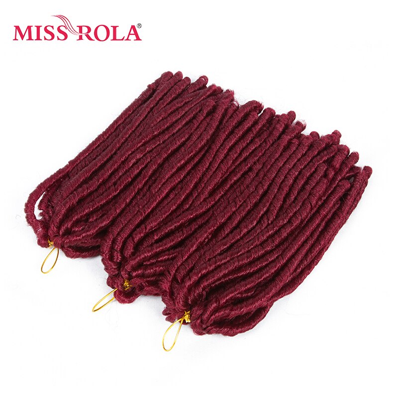 Miss Rola Pure Color 99J# Soft Dread Lock Hair 15r... – Grandado