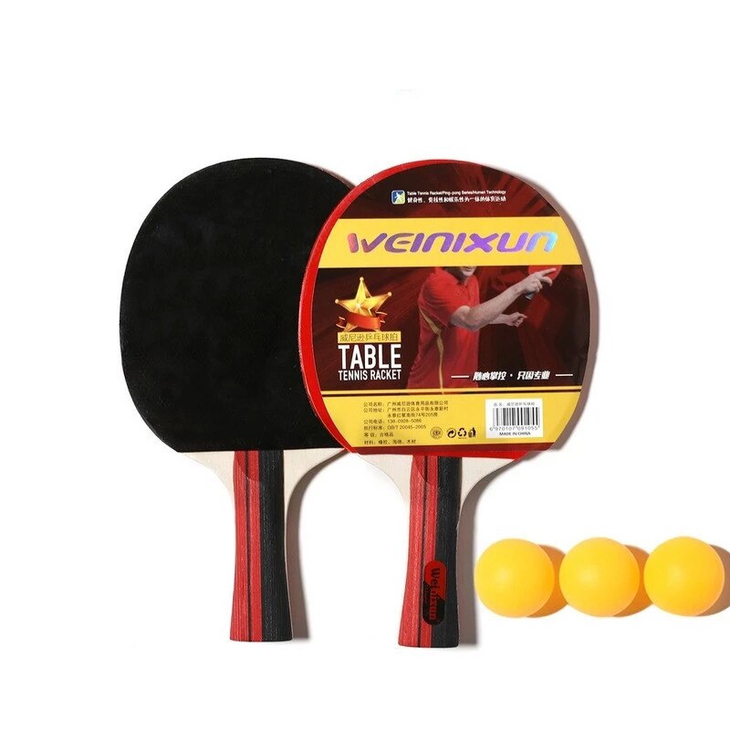 Table Tennis Racket Bat Carbon Ping Pong Paddle Se... – Grandado