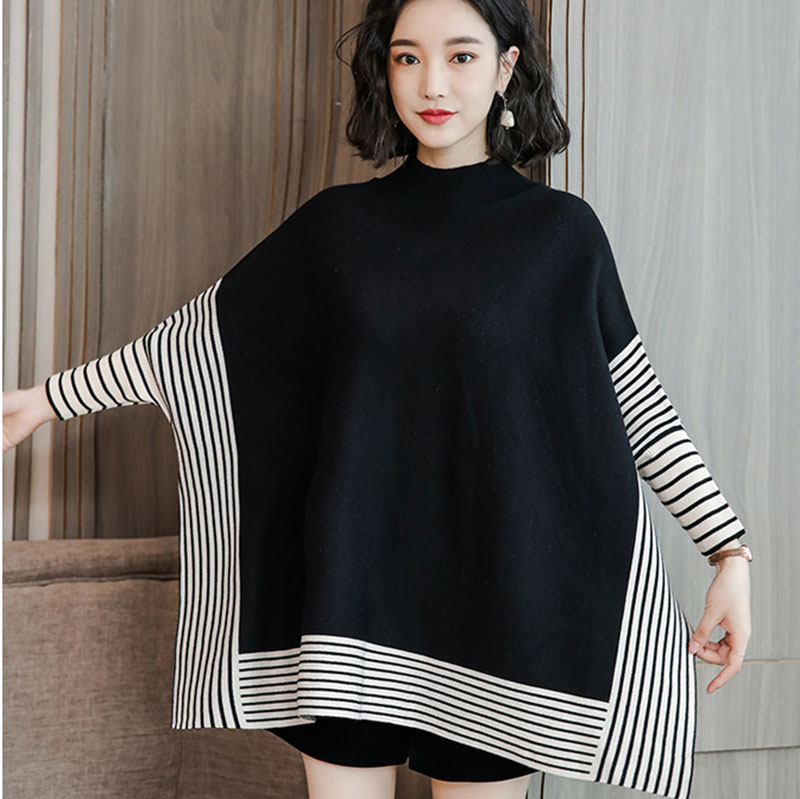 TEXIWAS Winter Split cloak Sweater Pullover Women ... – Grandado