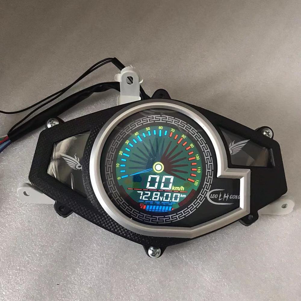colored LCD display 60-120v speedometer universal ... – Vicedeal