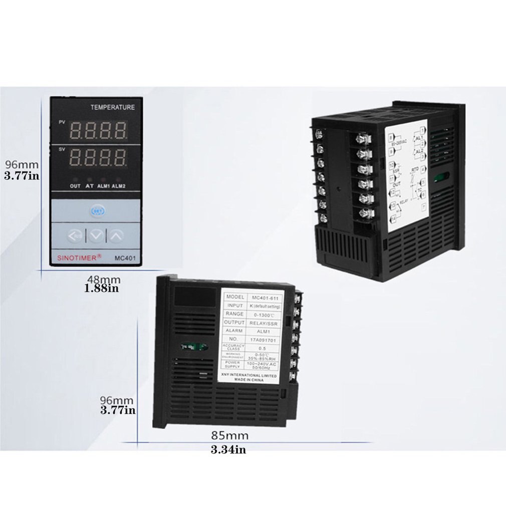 Temperatuur Controller Input PT100 K Thermokoppel ... – Vicedeal