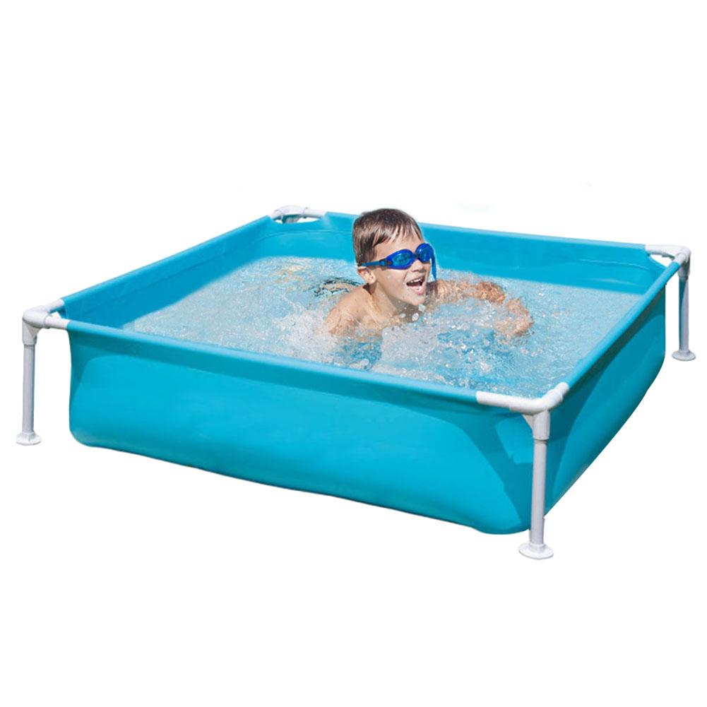 summer water sports Mini Portable Frame Pool above... – Grandado
