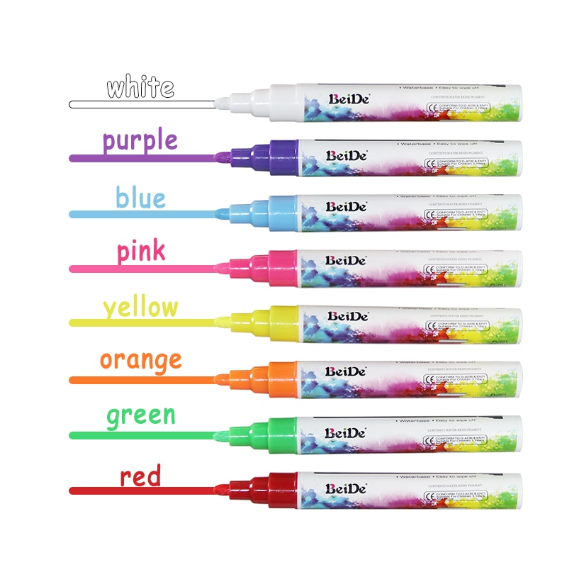3mm/6mm Dust Free Water-Based Non-Toxic Wet Erase ... – Grandado