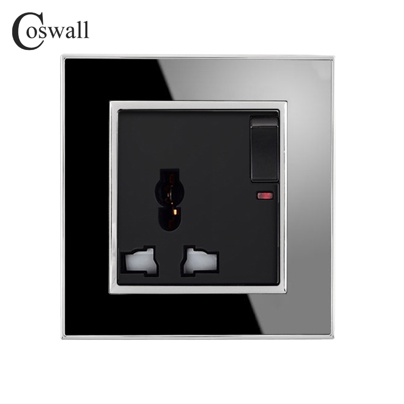 Coswall Brand Universal Switched Socket with Neon ... – Vicedeal