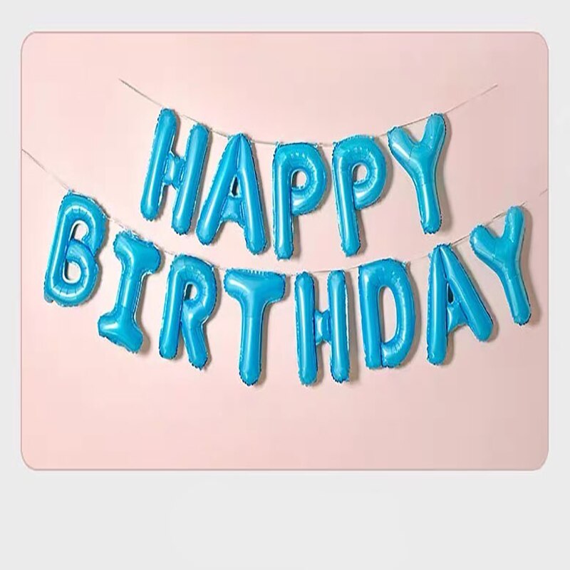 Globo HAPPY BIRTHDAY guirnalda de cumpleaños letra... – Grandado