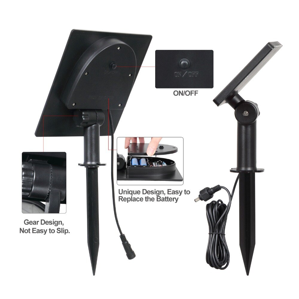 T-SUNRISE 5 W 50 leds Solar Lamp Zonne-energie Ver... – Grandado