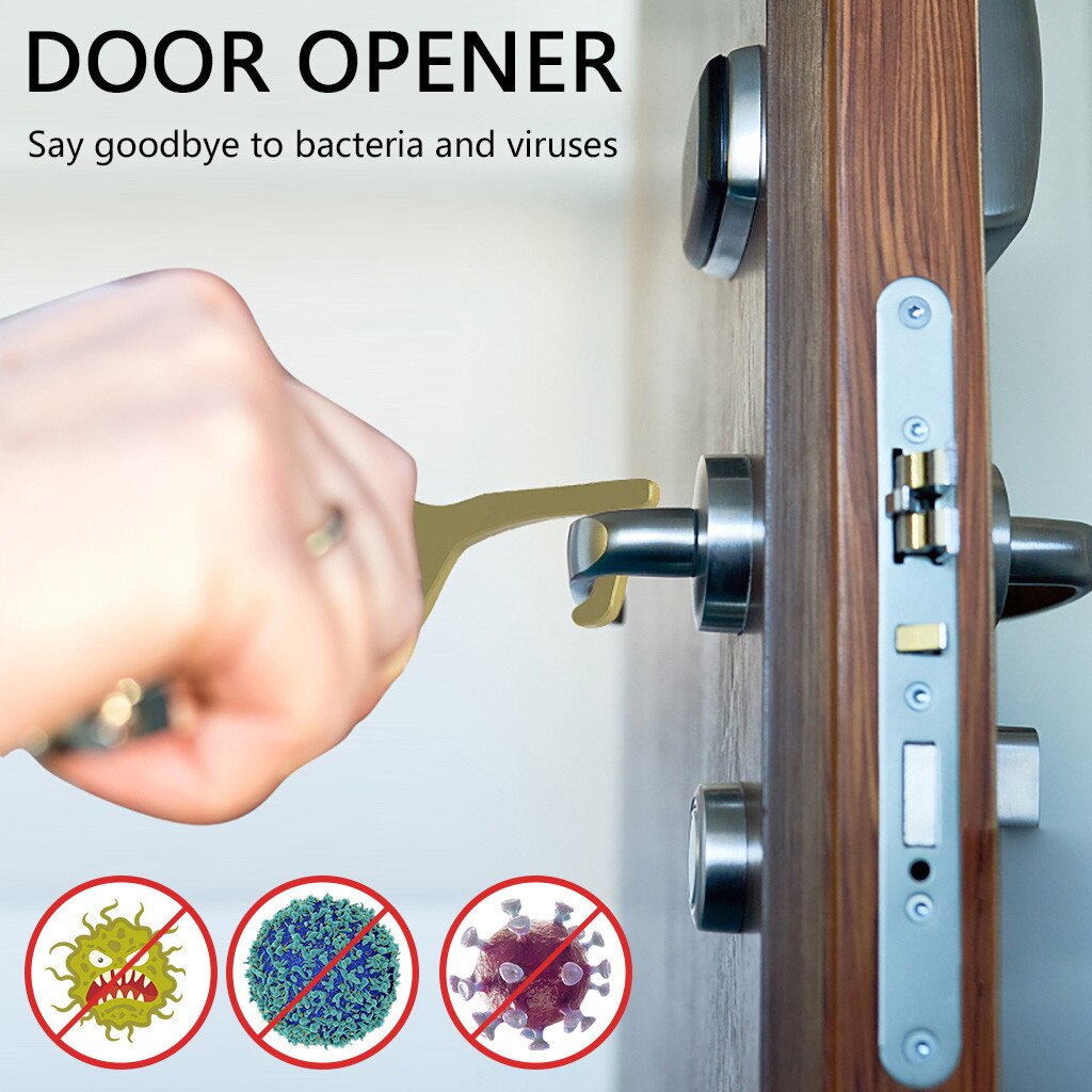35# 1Pcs Portable Door Handles Contactless Safety ... – Grandado