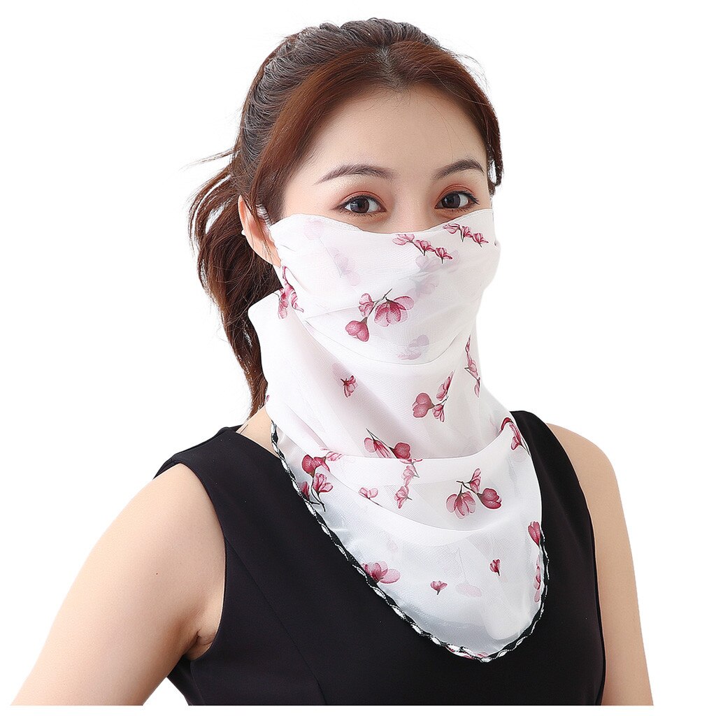 Women Sun Protection Print Scarf Dustproof Neck Sc... – Grandado