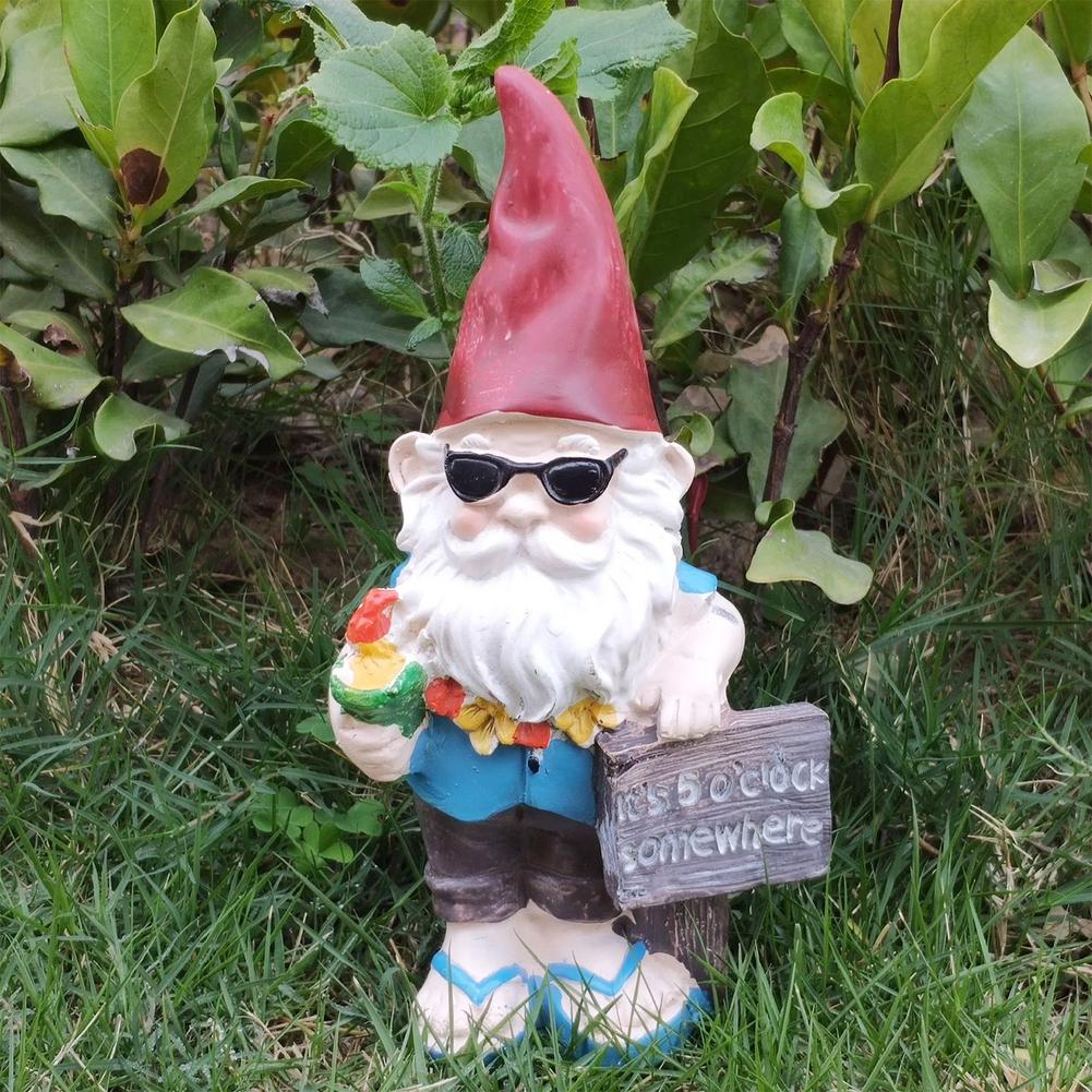Gnometastic Garden Dwarf Statue Wizard Interesting... – Grandado