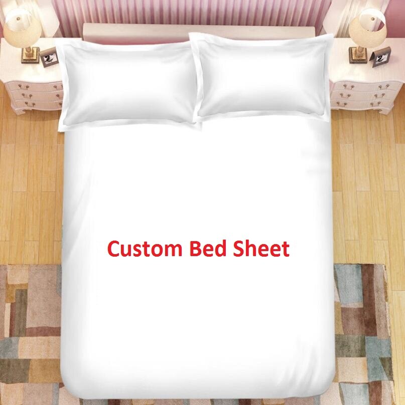 Custom Bed Sheet matching your order bedding set c... – Vicedeal