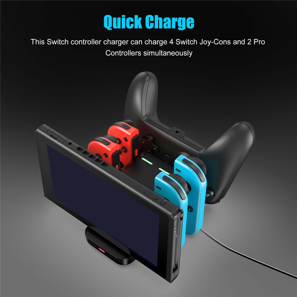 6 in 1 Charging Dock for Nintendo Switch Console C... – Grandado