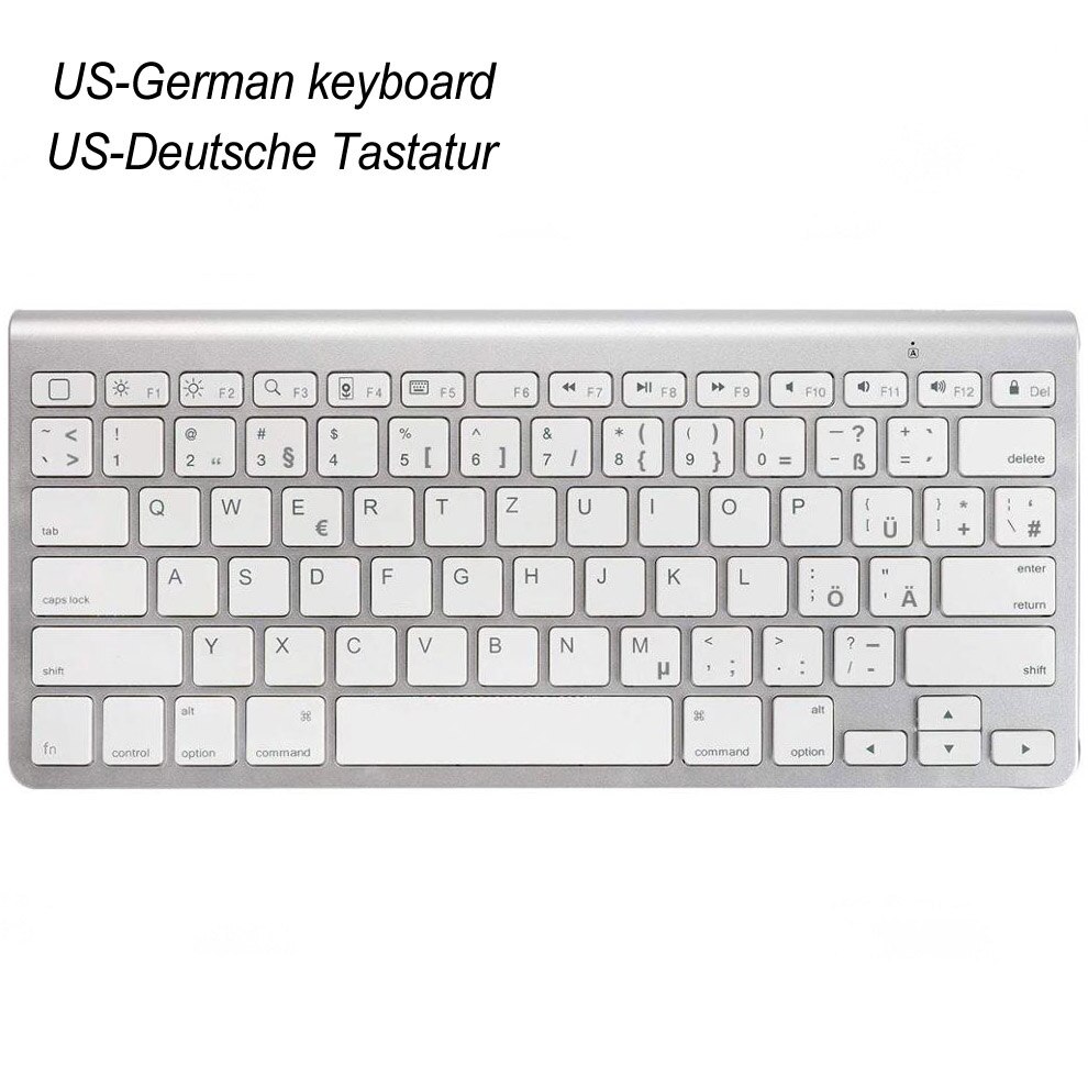 Ultra-Slim Bluetooth Keyboard Mute Tablets En Smar... – Vicedeal